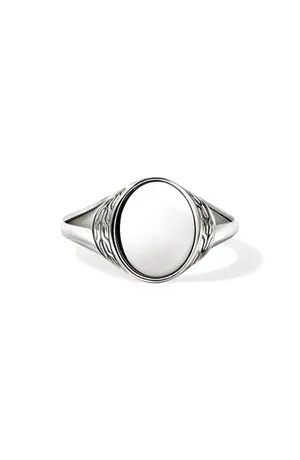 John Hardy Icon 50 Signet Ring - Silver