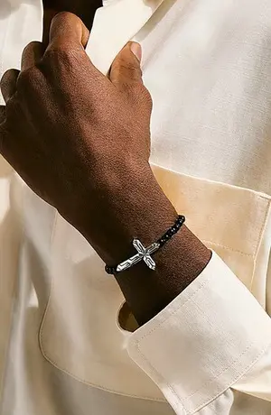 John Hardy Icon 50 Cross Beaded Bracelet