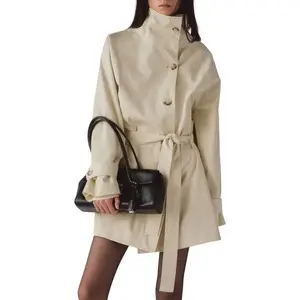 Mango Button Detailed Coats For Women