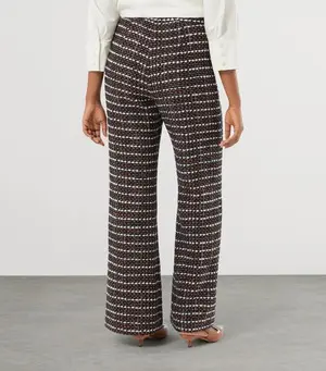 Marina Rinaldi Tweed Tailored Trousers