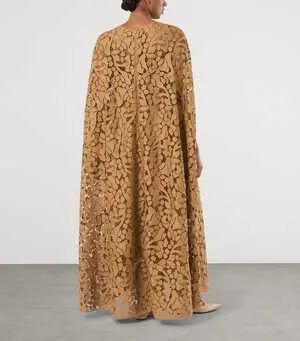 Marina Rinaldi Macramé Lace Maxi Dress