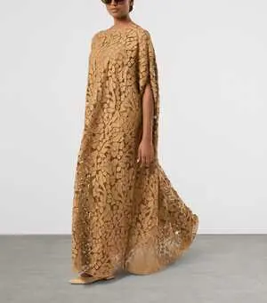 Marina Rinaldi Macramé Lace Maxi Dress