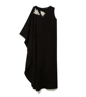 Marina Rinaldi Embellished Maxi Dress - Black
