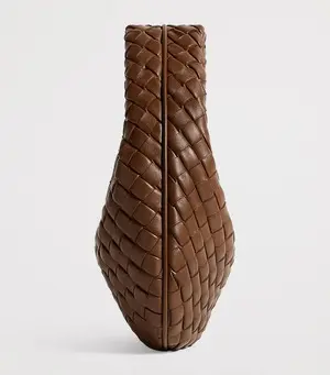 Bottega Veneta Padded Intrecciato Shoulder Bag - Grey