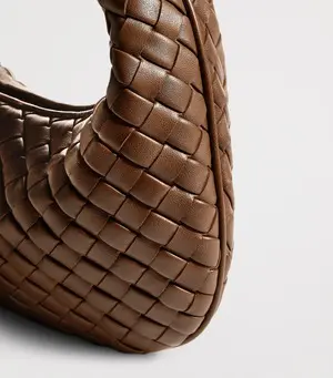 Bottega Veneta Padded Intrecciato Shoulder Bag - Grey