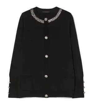 Marina Rinaldi Embellished Cardigan