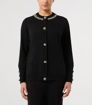 Marina Rinaldi Embellished Cardigan
