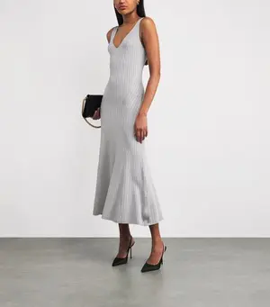 Adam Lippes Rib-knit Midi Dress