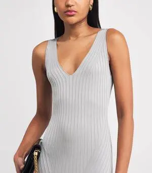 Adam Lippes Rib-knit Midi Dress