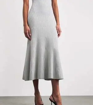 Adam Lippes Rib-knit Midi Dress