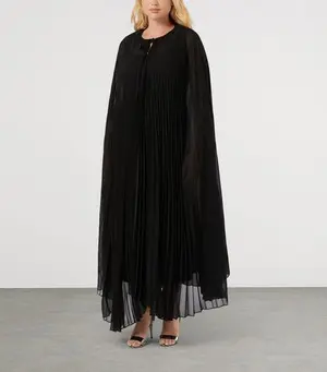 Marina Rinaldi Georgette Plissé Cape