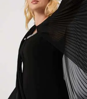 Marina Rinaldi Georgette Plissé Cape