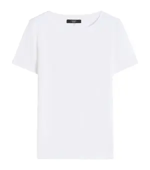 Max Mara Stretch-cotton T-shirt - White