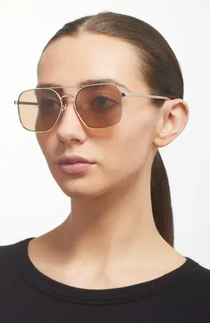 Bp. Retro Aviator Sunglasses - Gold