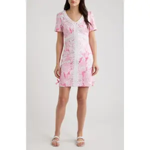 Lilly Pulitzer® Evita Sheath Dress - Confetti Pink Rosanna