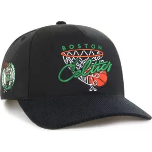 '47 Boston Celtics Nothing But Net Hitch Adjustable Hat - Black