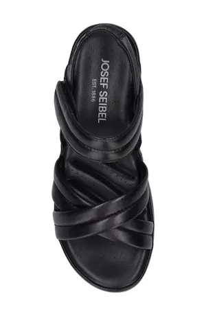 Josef Seibel Eve 04 Wedge Sandal - Black