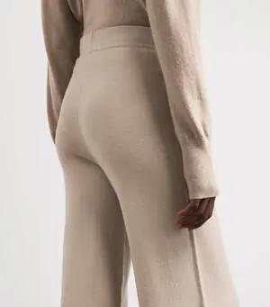 YVES SALOMON Merino Wool Straight Trousers