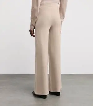 YVES SALOMON Merino Wool Straight Trousers