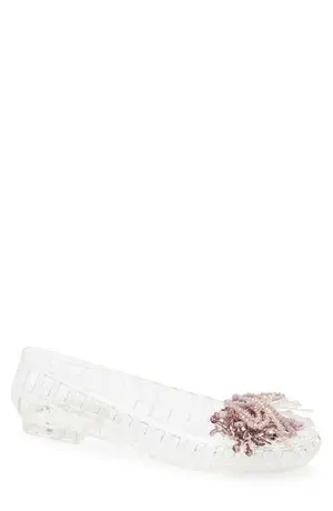 HEAVENLY JELLY Dazzla Jelly Ballet Flat - Clear