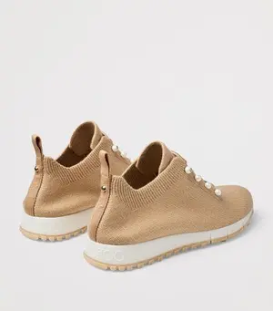 JIMMY CHOO Veles Cashmere Sneakers - Brown