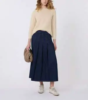 Max Mara Cotton Knitted Sweater - White