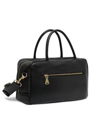AIMEE Aimée Ritual Leather Satchel - Black