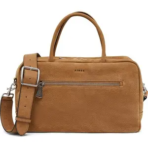 AIMEE Ritual Leather Satchel - Latte Nubuck