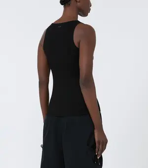 Max Mara Ribbed Tank Top - Black