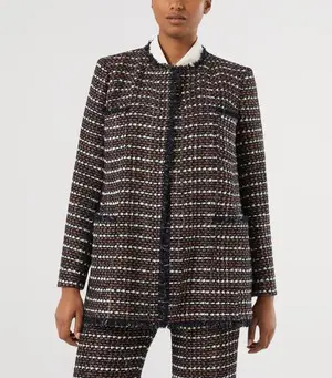 Marina Rinaldi Tweed Longline Jacket