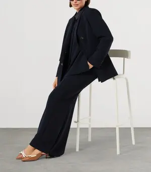 Marina Rinaldi Cady Double-breasted Blazer
