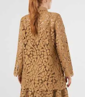 Marina Rinaldi Macramé Lace Longline Shirt