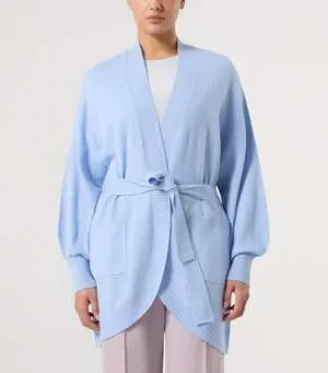 Marina Rinaldi Cashmere Belted Cardigan