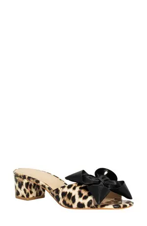 SHU SHOP Flora Slide Sandal Leopard Print