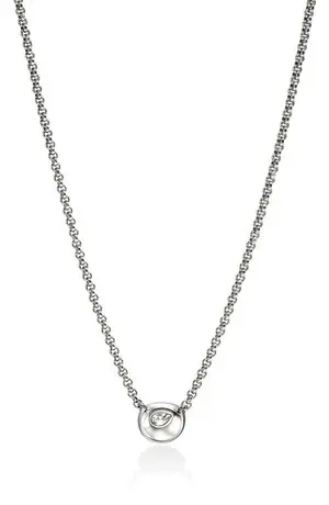 John Hardy Lovestruck™ Necklace With Lab-grown Diamond - Silver