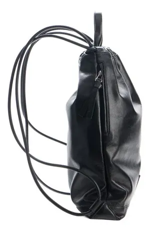 Givenchy Leather Drawstring Backpack - Black