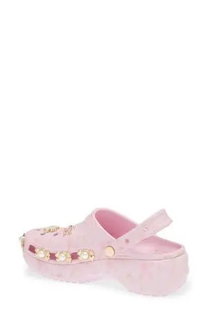 CROCS X Loveshackfancy Embellished Platform Clog