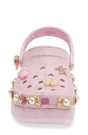 CROCS X Loveshackfancy Embellished Platform Clog