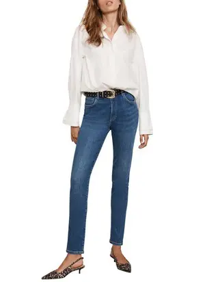 Mint Velvet Sculpting Skinny Jeans - Blue