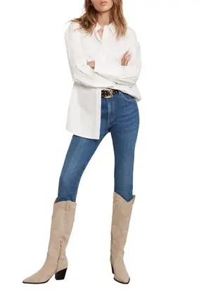 Mint Velvet Sculpting Skinny Jeans - Blue