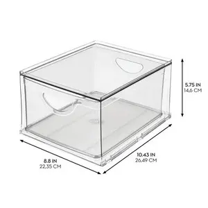 MDESIGN Stackable Storage Drawer For Pantry, Set Of 2