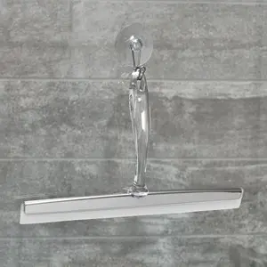 IDESIGN Shower Squeegee With Wall Hook, Set Of 2