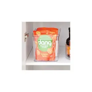 IDESIGN 3-section Divided Pantry Organizer Binset Of 4/white