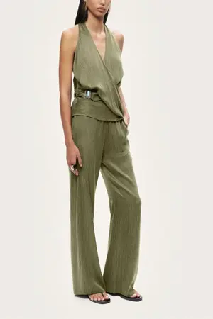 NOCTURNE Relaxed Straight-leg Pants