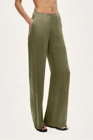 NOCTURNE Relaxed Straight-leg Pants