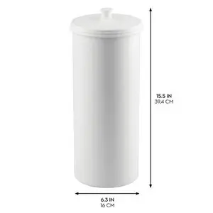 IDESIGN Freestanding Toilet Paper Canister, Set Of 2