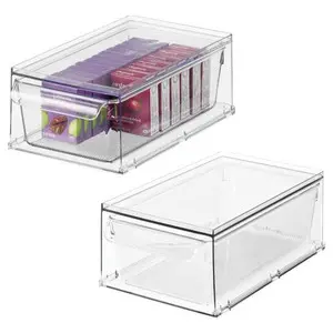 IDESIGN Stackable Storage Drawer For Fridge, Pantry