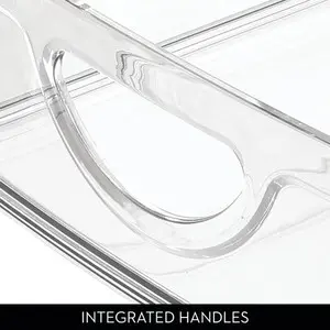IDESIGN Stackable Pantry Bin With Handlesset Of 2made