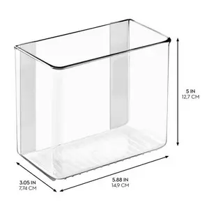 IDESIGN Adhesive Organizer Bin For Kitchenset Of 4
