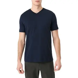 PACT Organic Cotton Softspun Essential V-neck Tee Navy